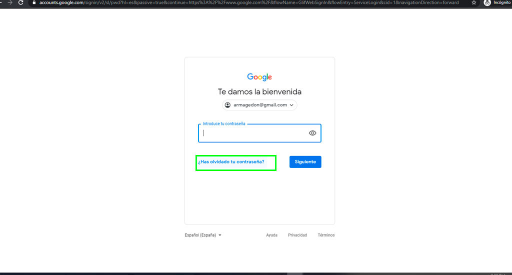 Cómo hago para Cambiar la Contraseña de mi Cuenta Google en PC ...