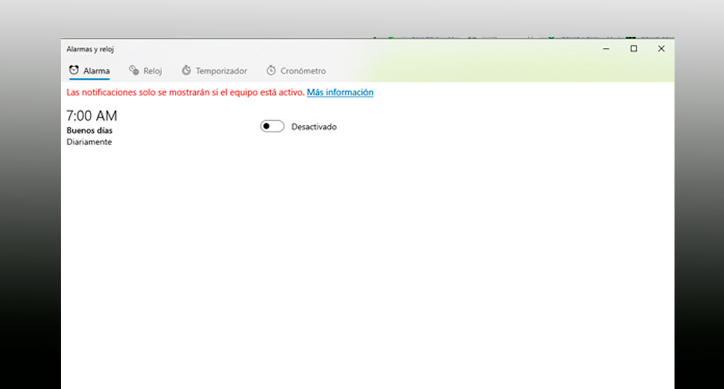 Cómo Poner y Configurar una Alarma o Despertador en mi PC Windows 10 ...