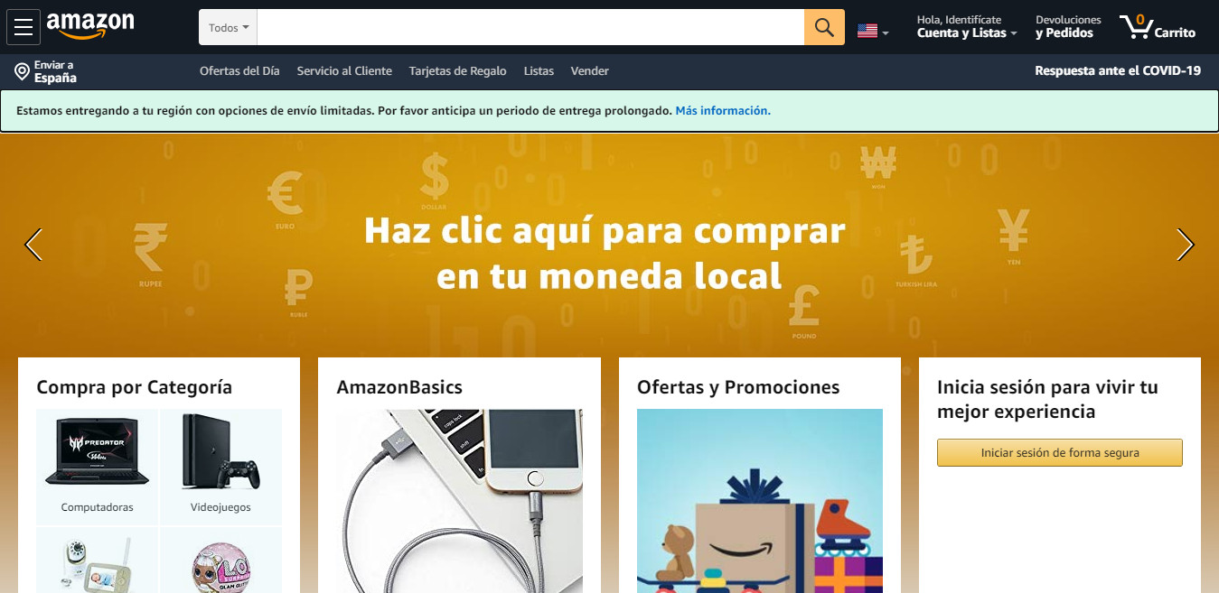 ¿Cómo Iniciar Sesión en mi Cuenta de Amazon en Español? - Fácil y ...