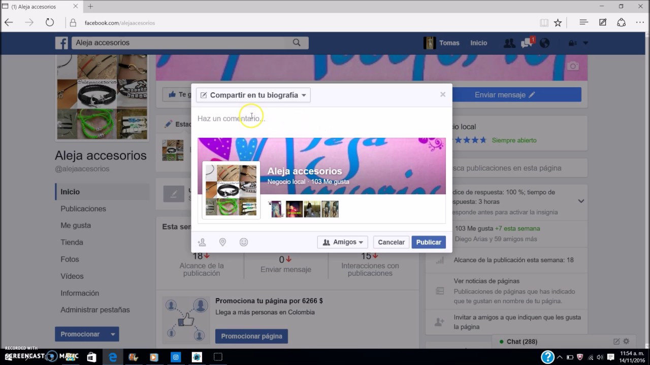 Cómo Compartir o Enviar Imágenes Desde una Página de Facebook a otra ...